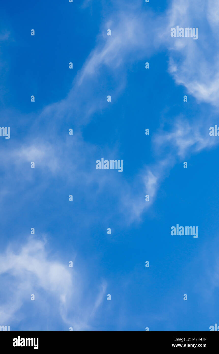 Sky & clouds, bright & shining, blue color. Good for travel or ...