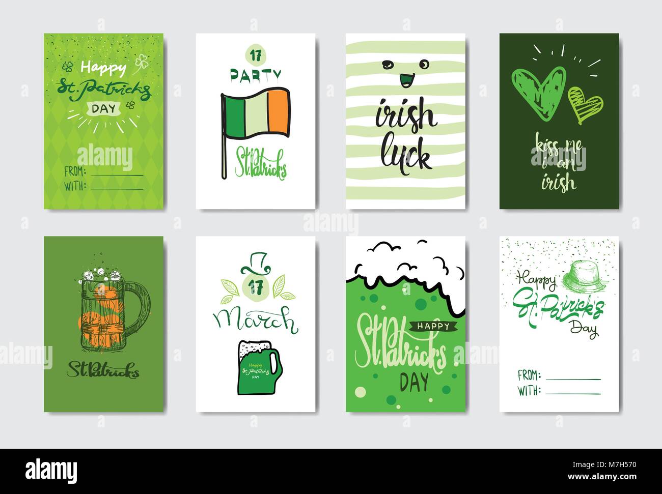 St patrick day sticker hi-res stock photography and images - Alamy