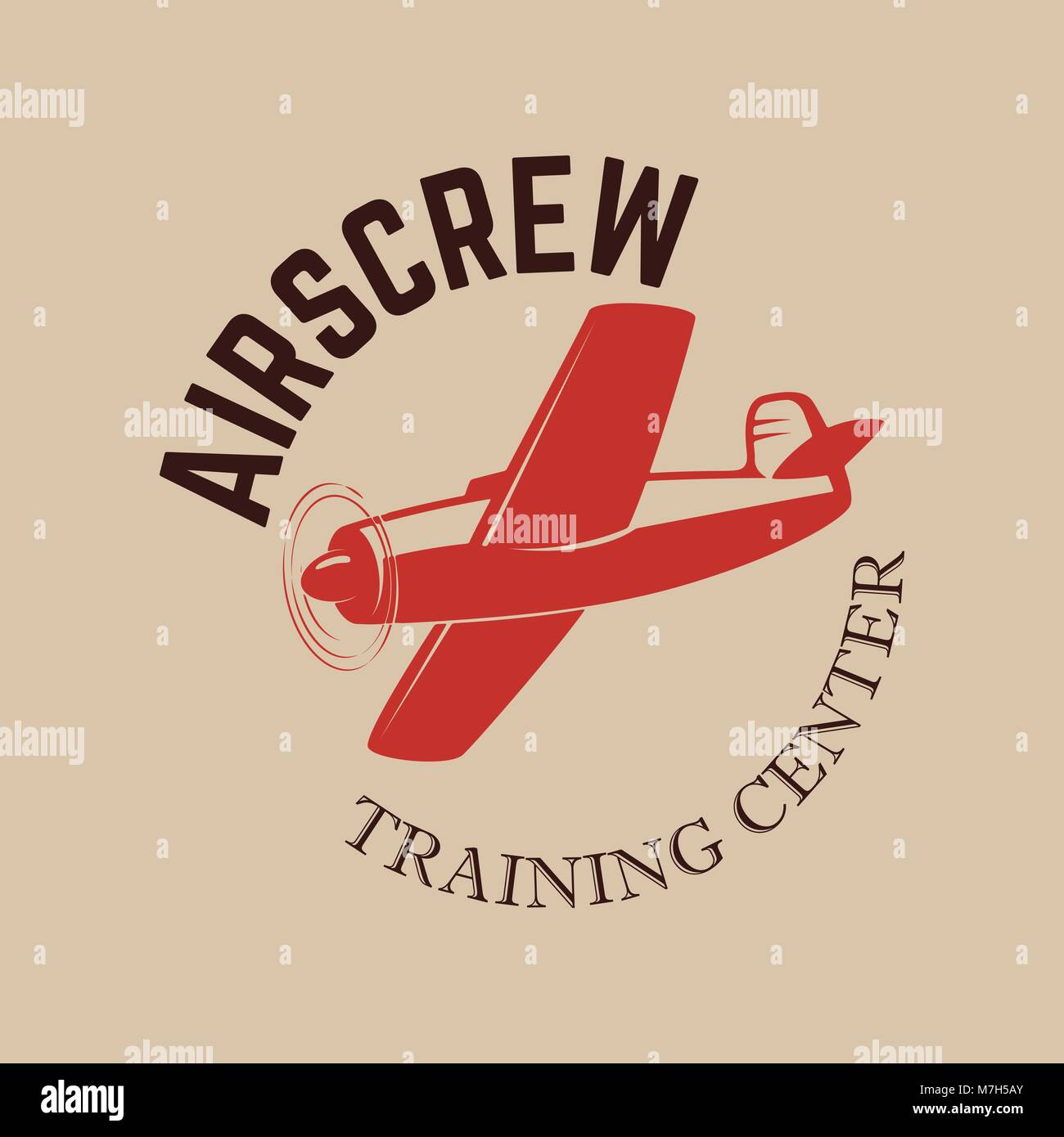 Old pilot training Stock Vector Images - Alamy