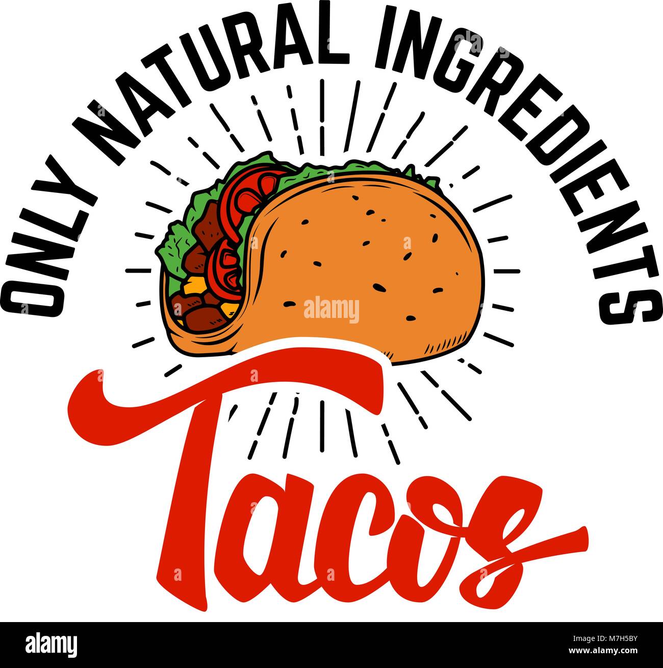 Taco Shell Stock Vector Images - Alamy