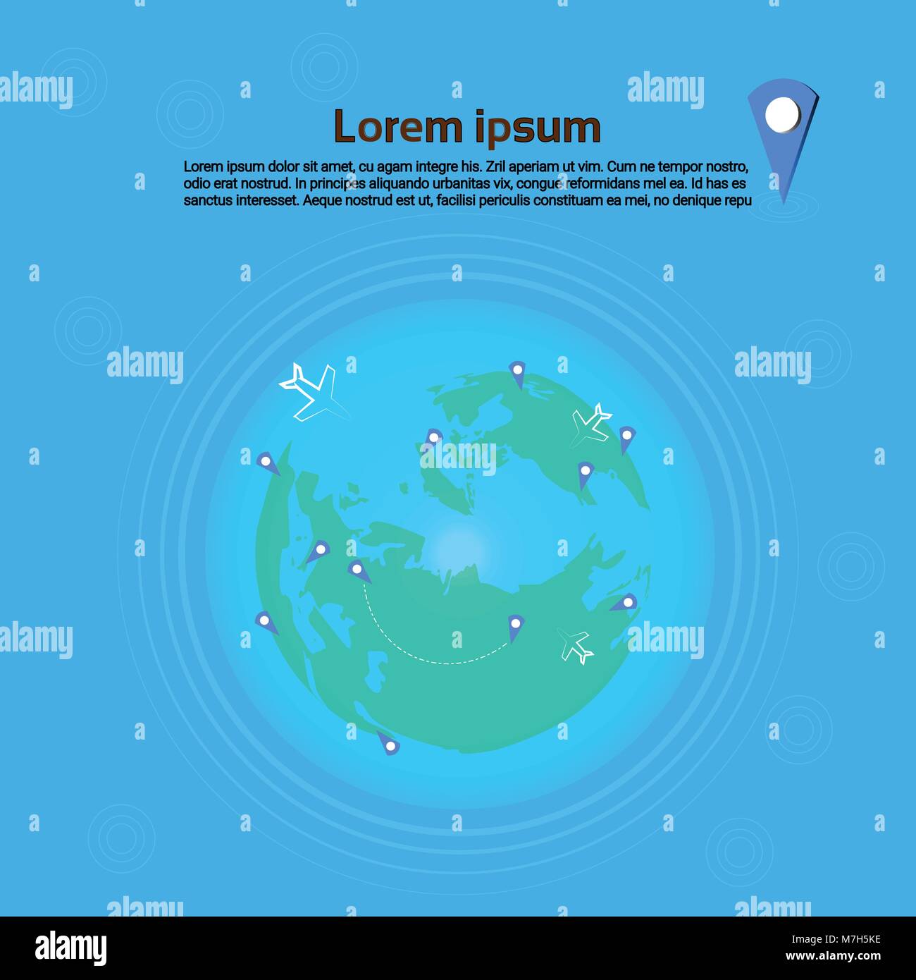 Flight destinations map hi-res stock photography and images - Alamy