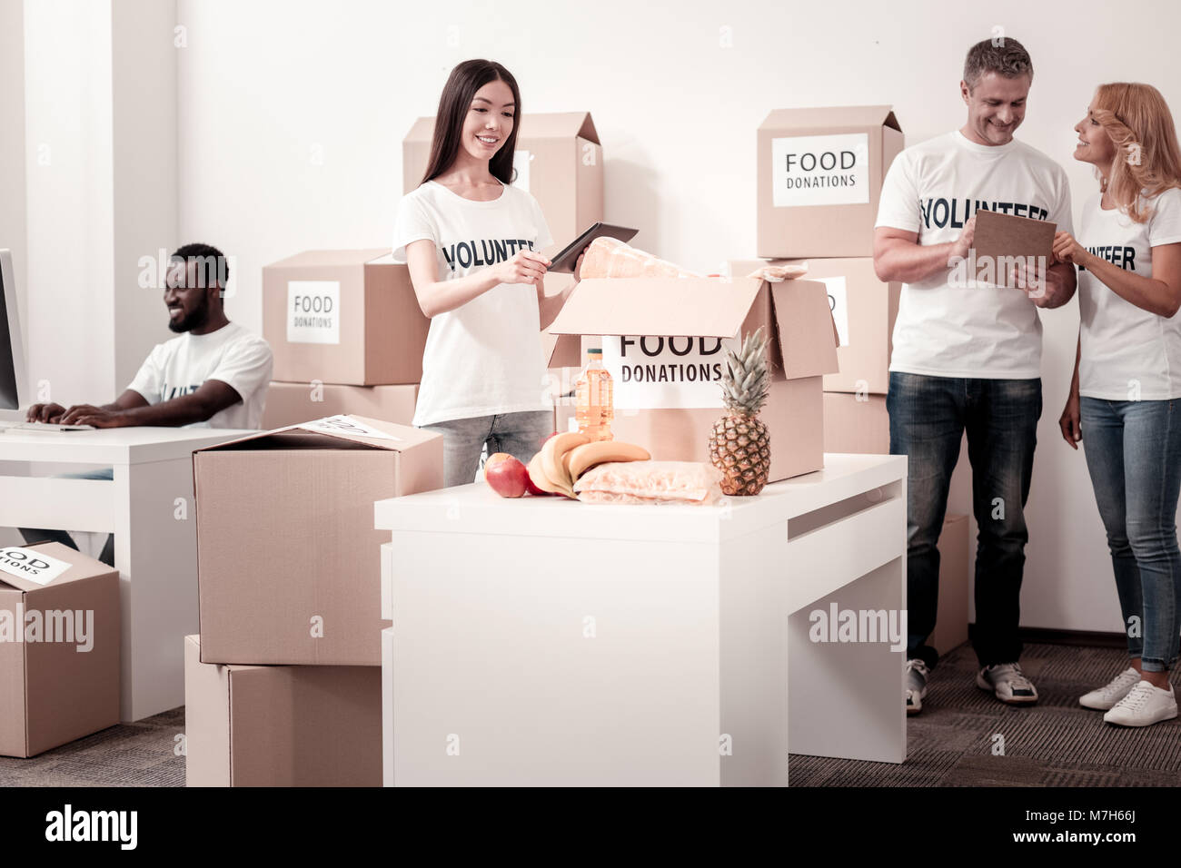 Two colleagues discussing future plans Stock Photo - Alamy