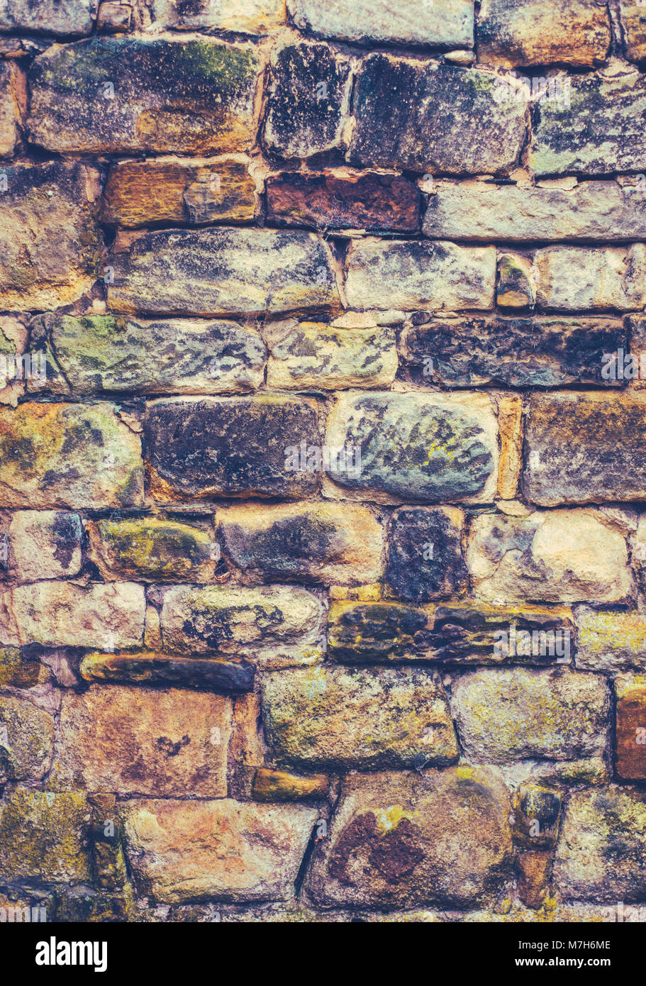 Vintage stone wall hi-res stock photography and images - Alamy