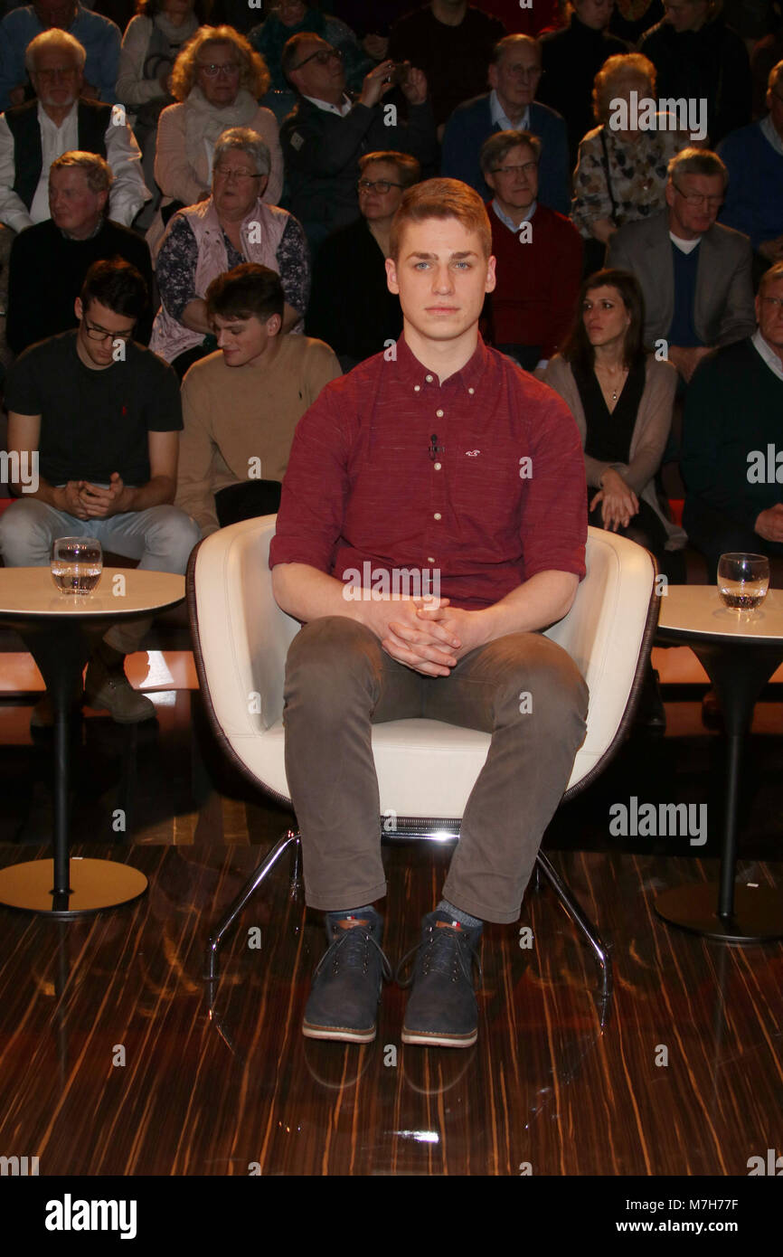Markus Lanz Talkshow Featuring: Alexander Jorde (Auszubildender zum ...