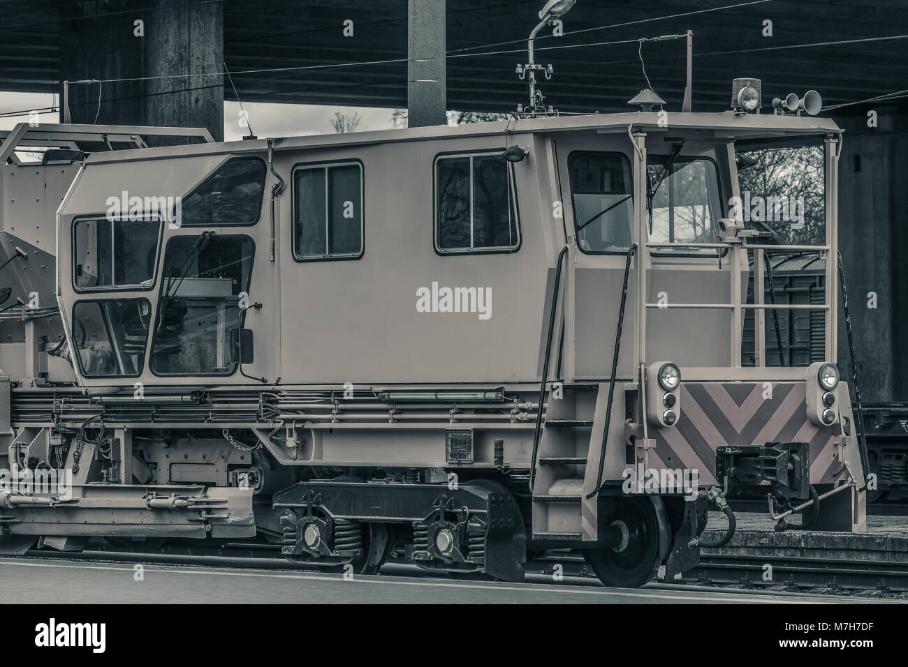 Track machine hi-res stock photography and images - Alamy
