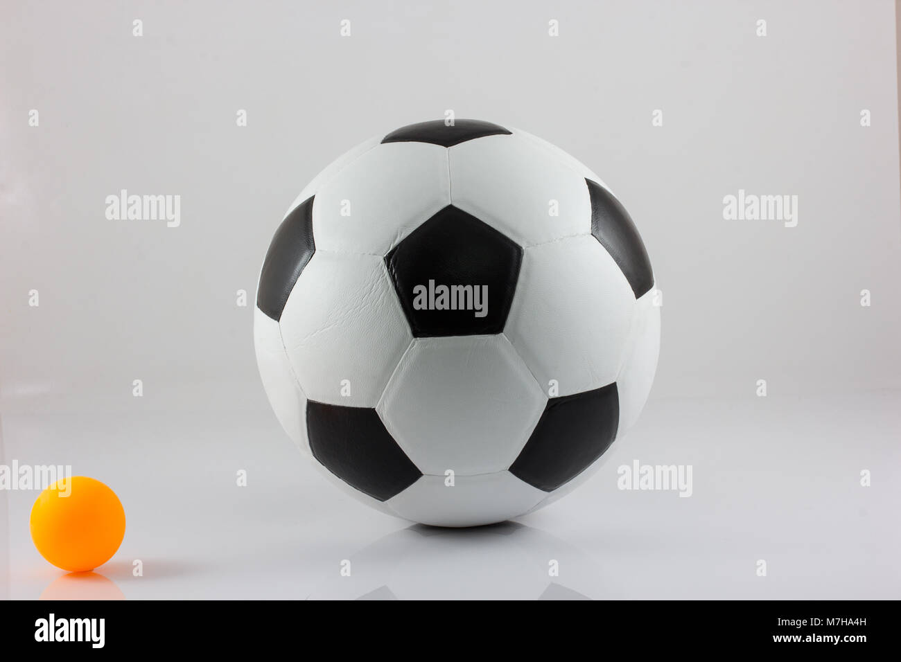 Football. Isolated on white background Stock Photo - Alamy