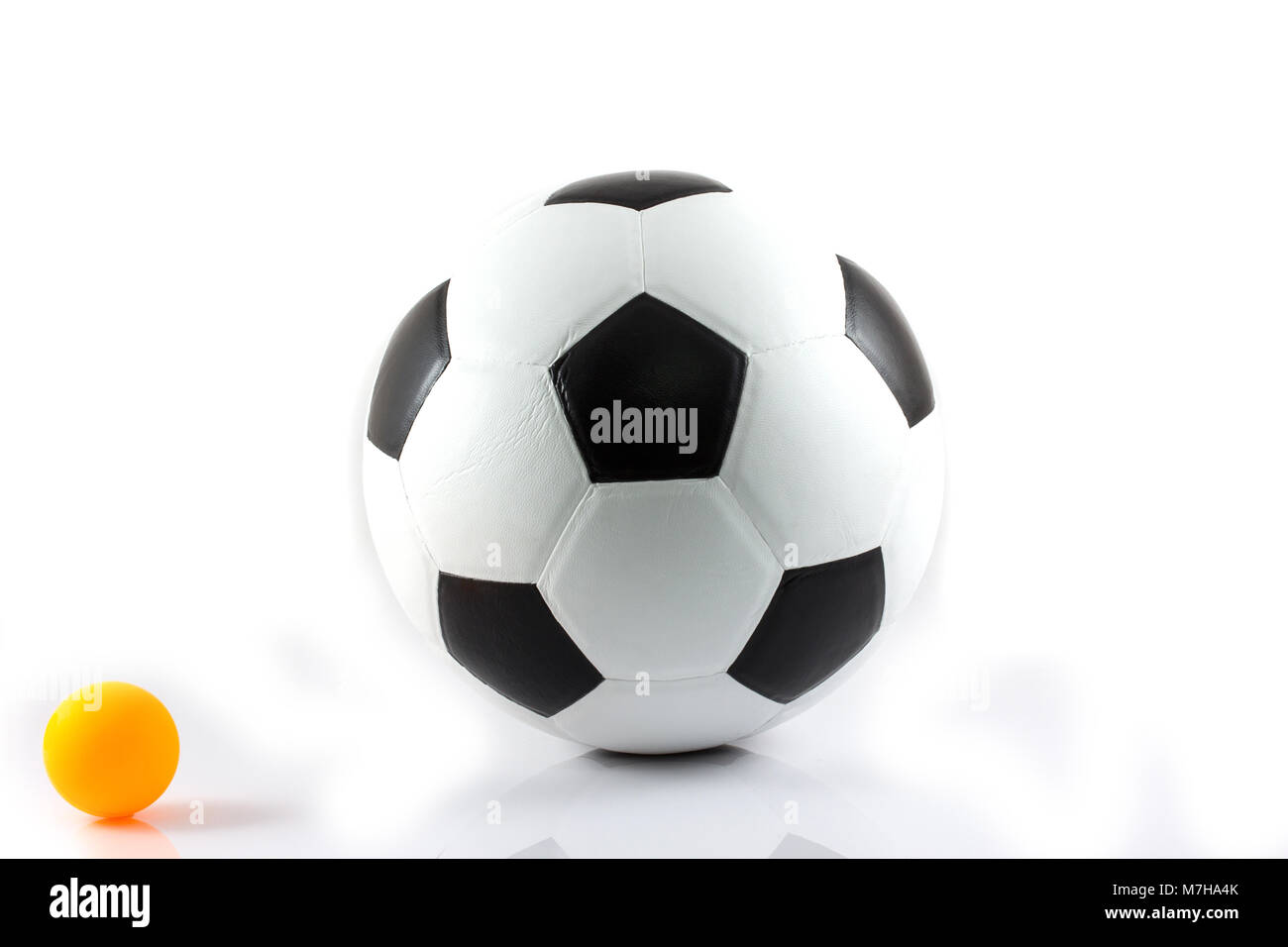 Football. Isolated on white background Stock Photo - Alamy