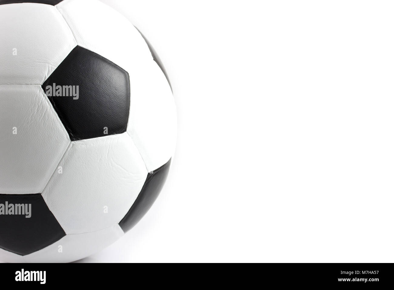 Football. Isolated on white background Stock Photo - Alamy