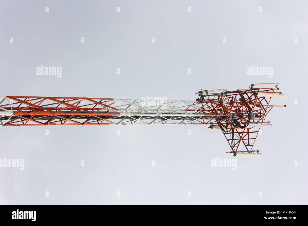 Telecommunication tower in Asia Stock Photo - Alamy
