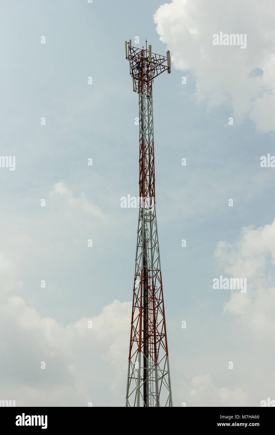 Telecommunication tower in Asia Stock Photo - Alamy