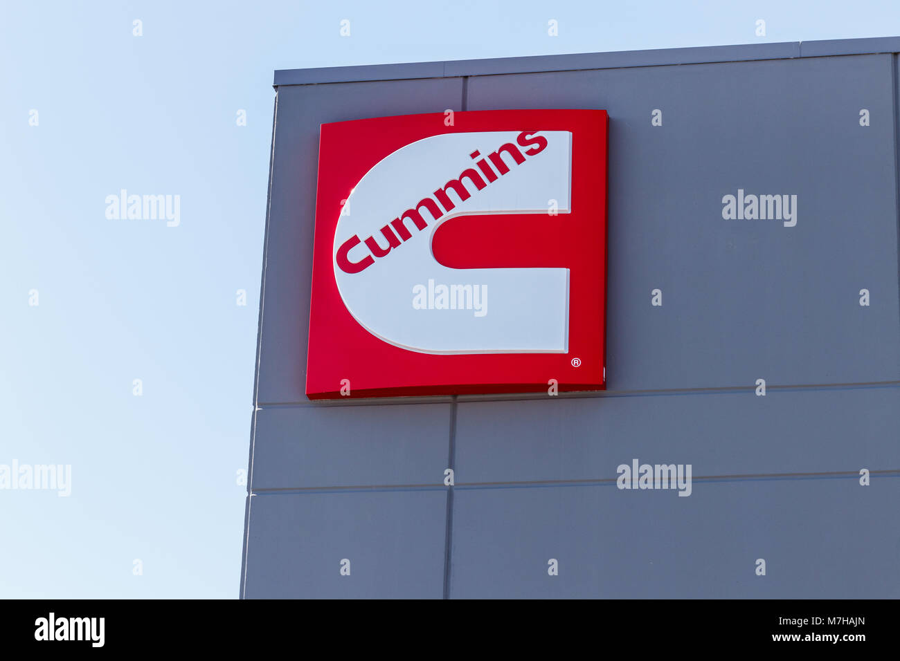 Whitestown - Circa March 2018: Cummins Inc. Signage and Logo. Cummins ...