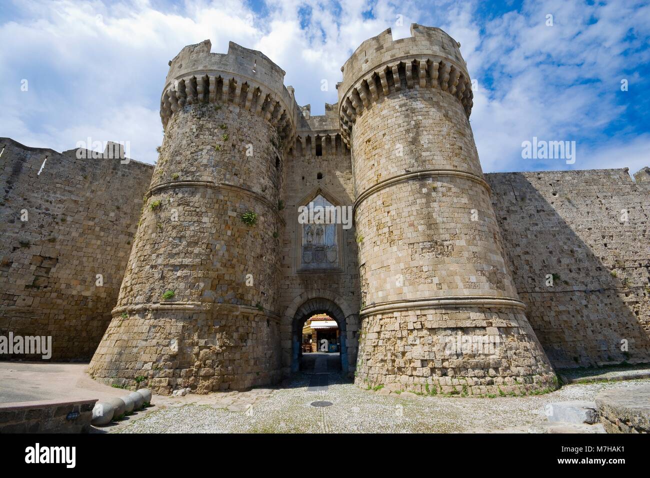 Fortifications of the Old Town of Rhodes - Marine Gate (Sea Gate ...