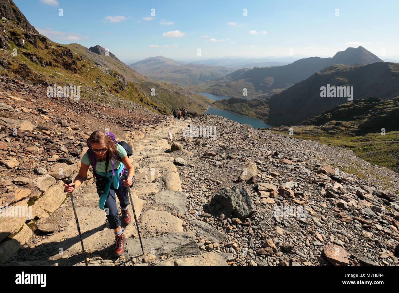 Pyg track, Mount Snowdon Stock Photo - Alamy