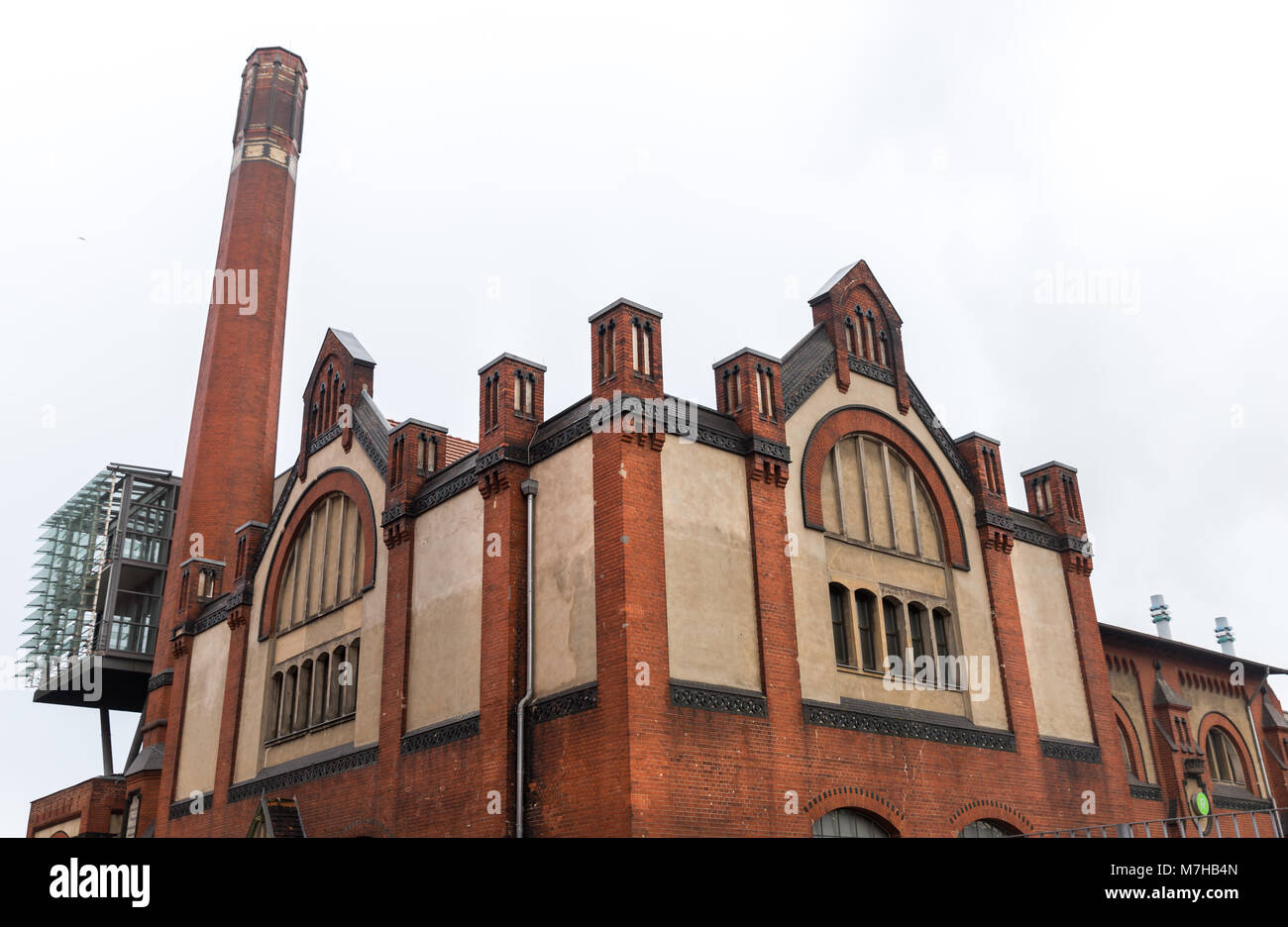 Berlin germany factory chimney hi-res stock photography and images - Alamy