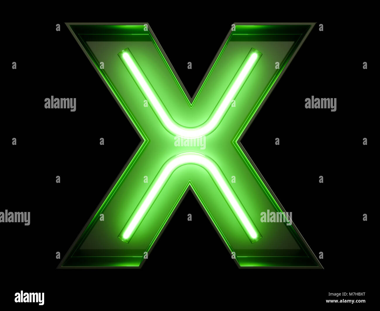 Neon letter x hi-res stock photography and images - Alamy