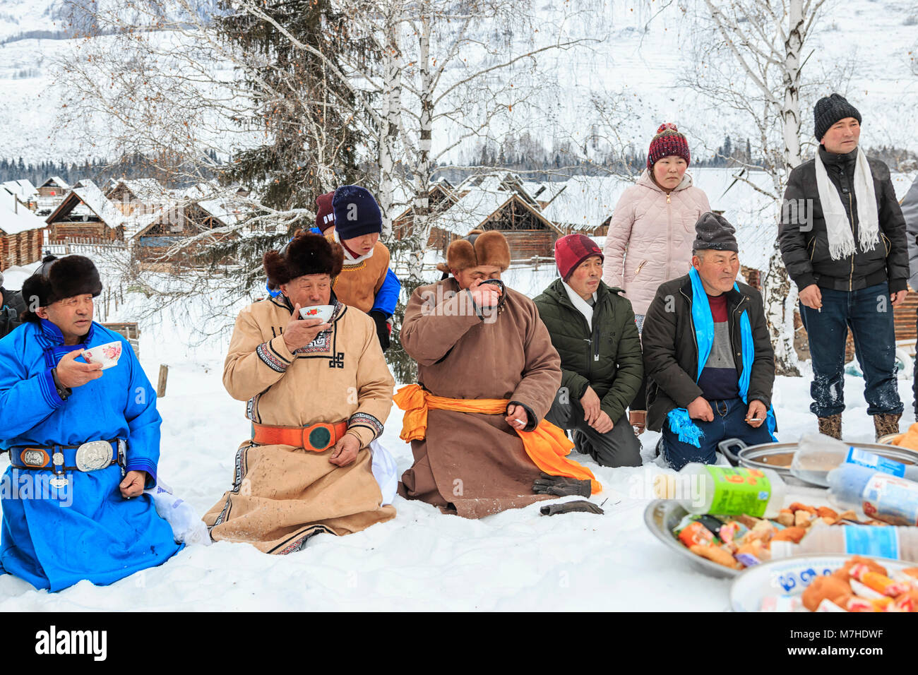 Tuva people hi-res stock photography and images - Alamy