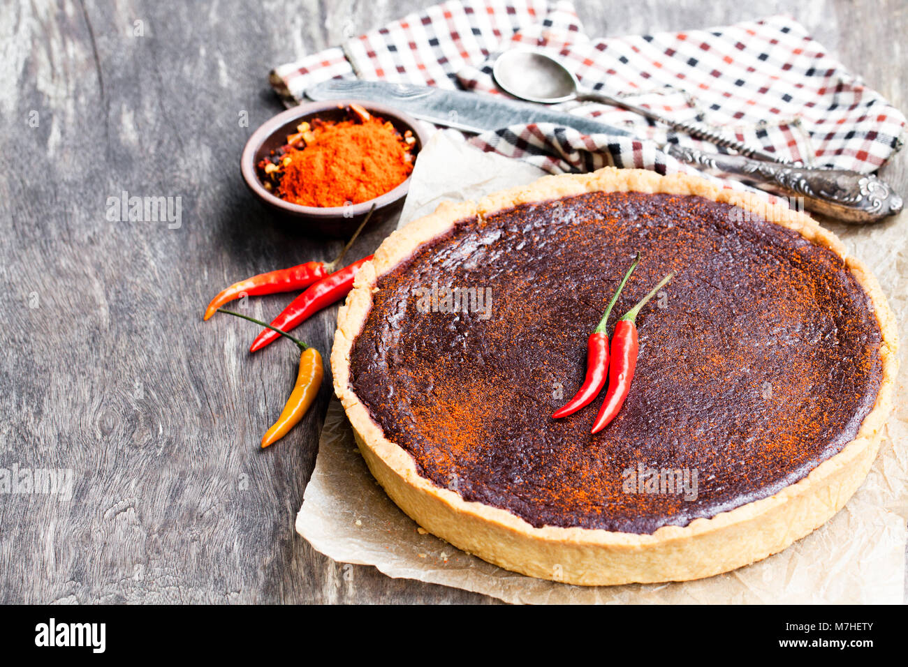 Chilli chocolate cake hi-res stock photography and images - Alamy