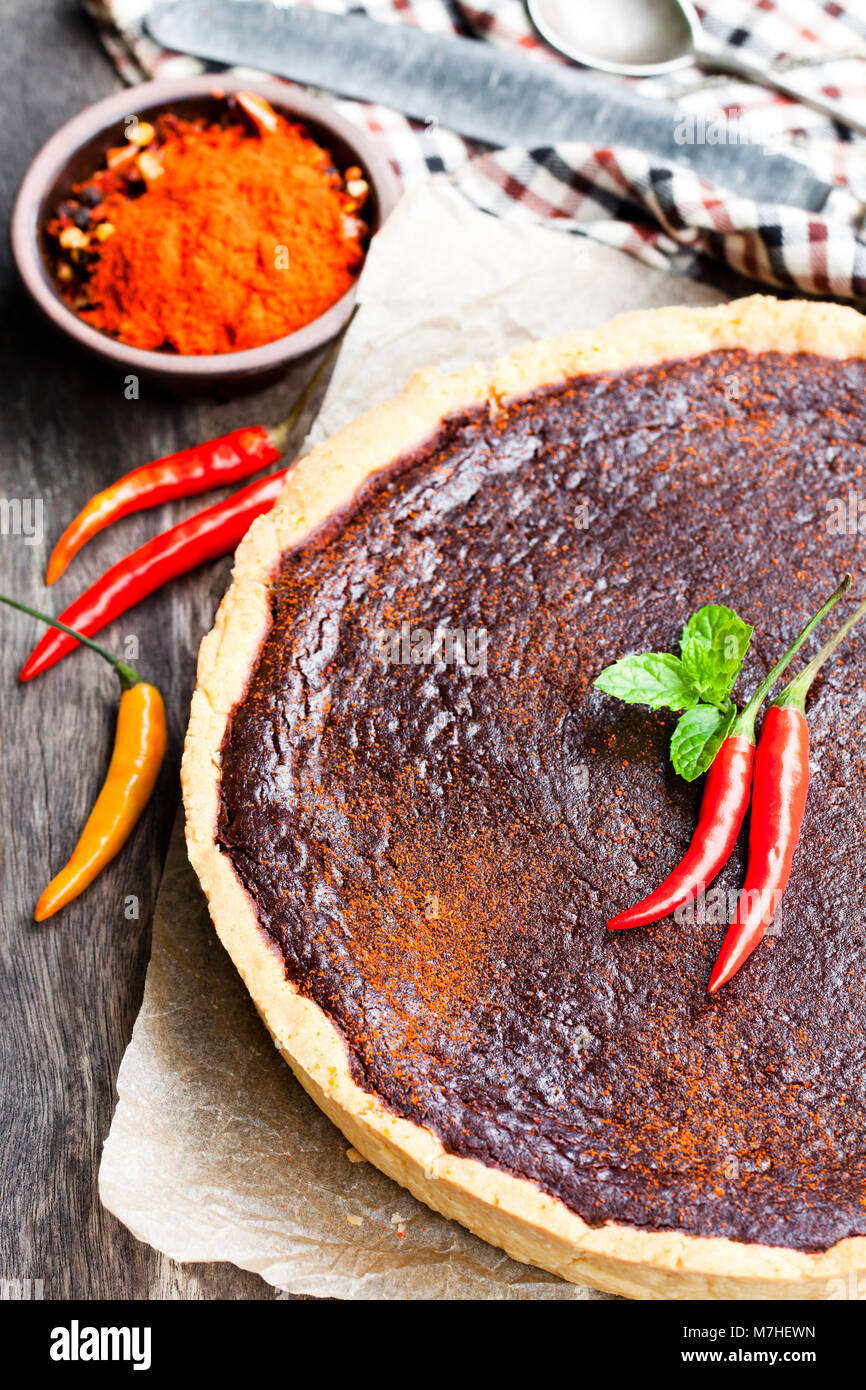 Chilli chocolate cake hi-res stock photography and images - Alamy