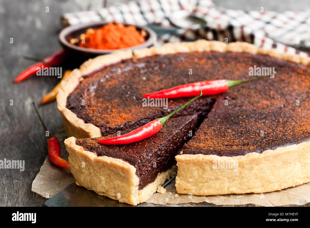 Chilli chocolate cake hi-res stock photography and images - Alamy