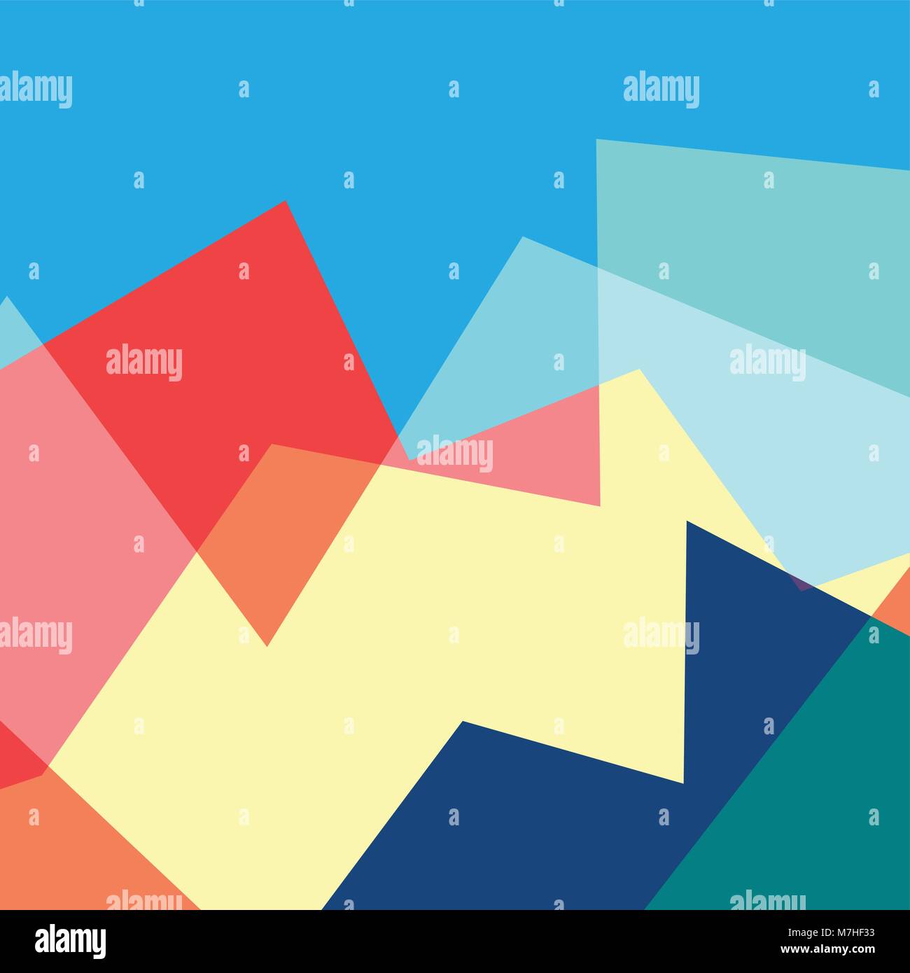 Abstract geometric multicolored background with broken shapes for ...