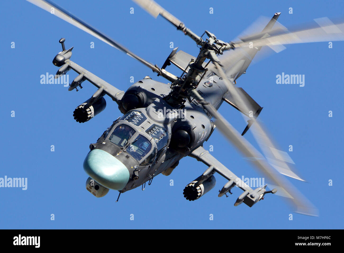 Ka-52 Alligator attack helicopter of Russian Air Force Stock Photo - Alamy