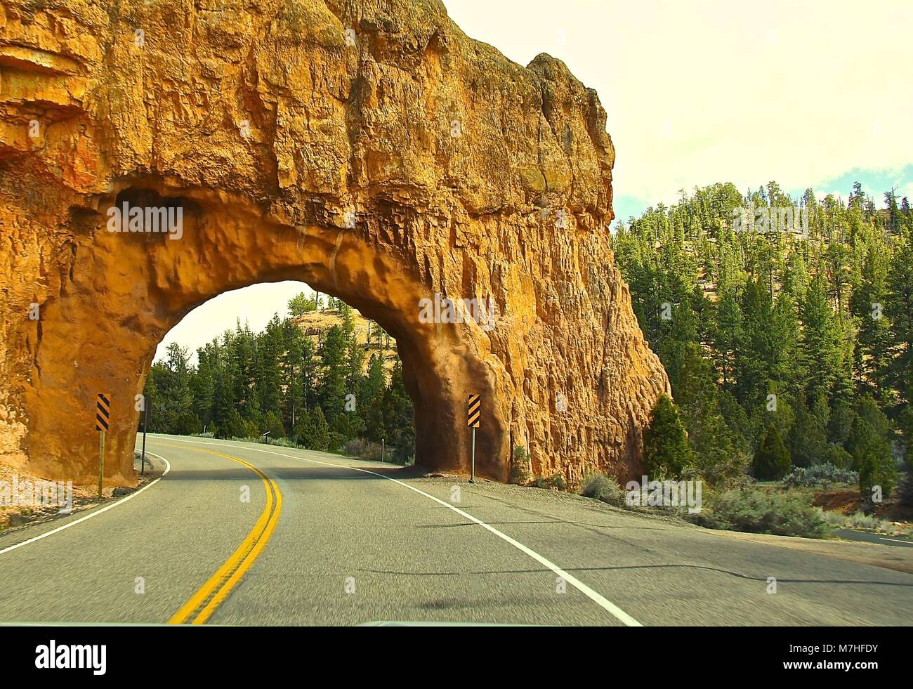 Roadway Arch in Arches National Park Stock Photo - Alamy