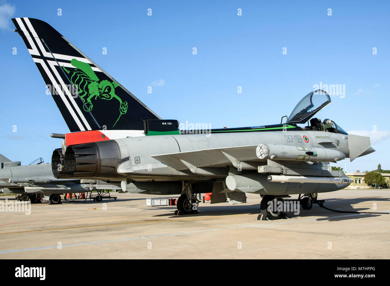 Special color painted Italian Air Force F-2000A Typhoon Stock Photo - Alamy