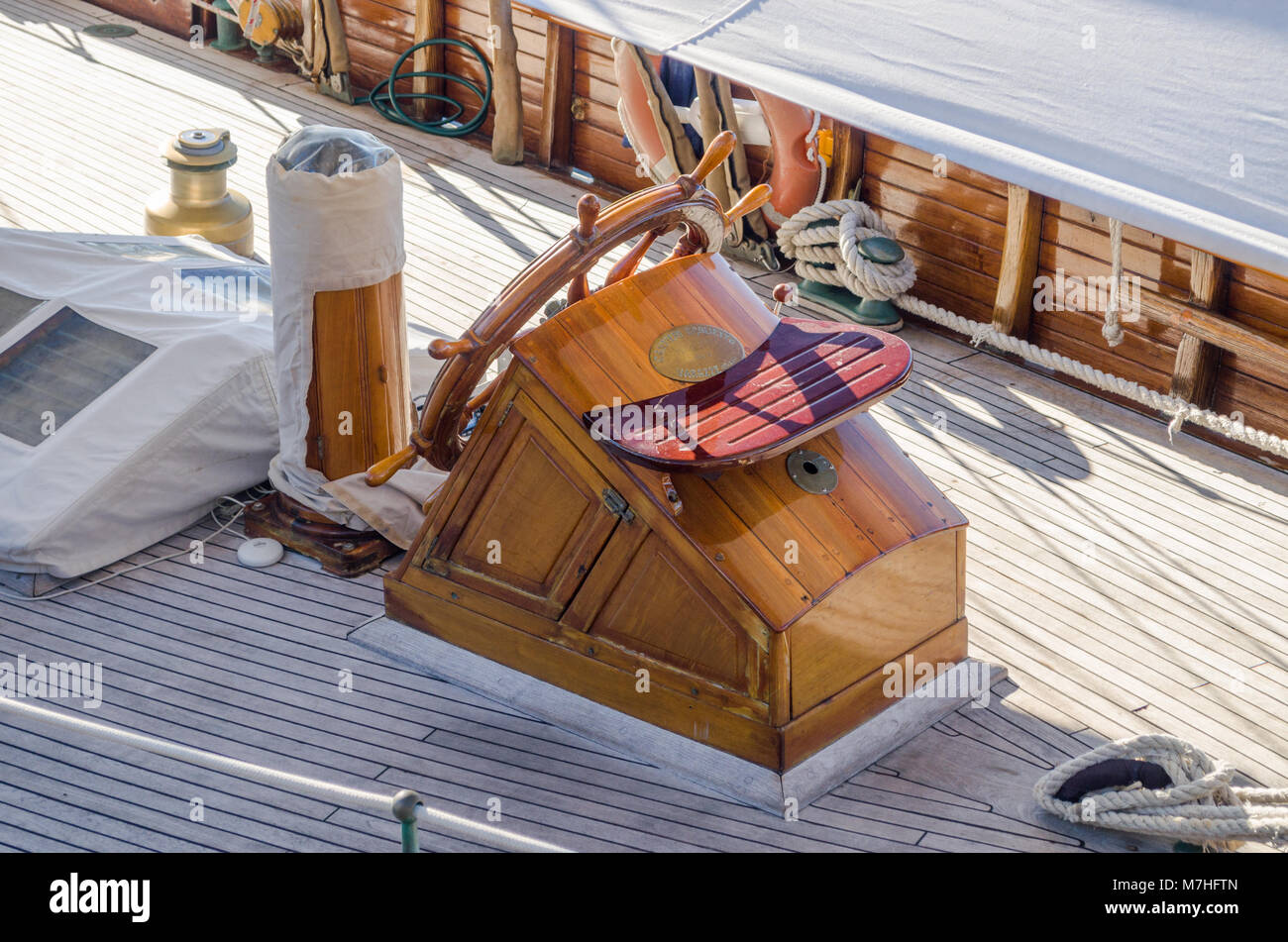 Helmsman hi-res stock photography and images - Alamy