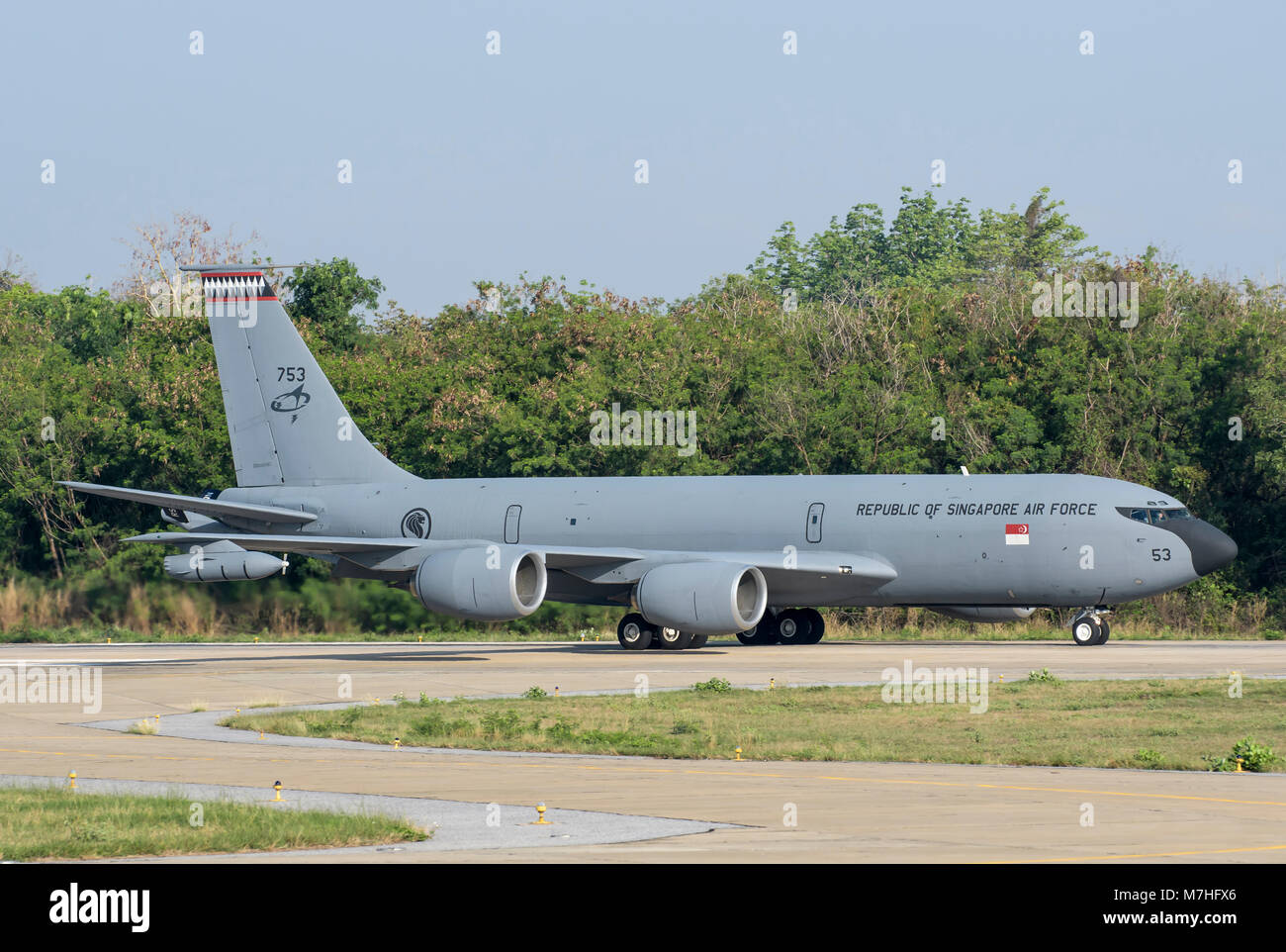 Royal Singapore Air Force KC-135 during Exercise Cope Tiger 2017 Stock ...