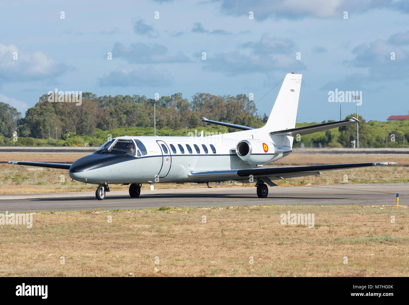 Spanish Navy Cessna 550 Citation II at Rota Naval Air Station, Spain ...