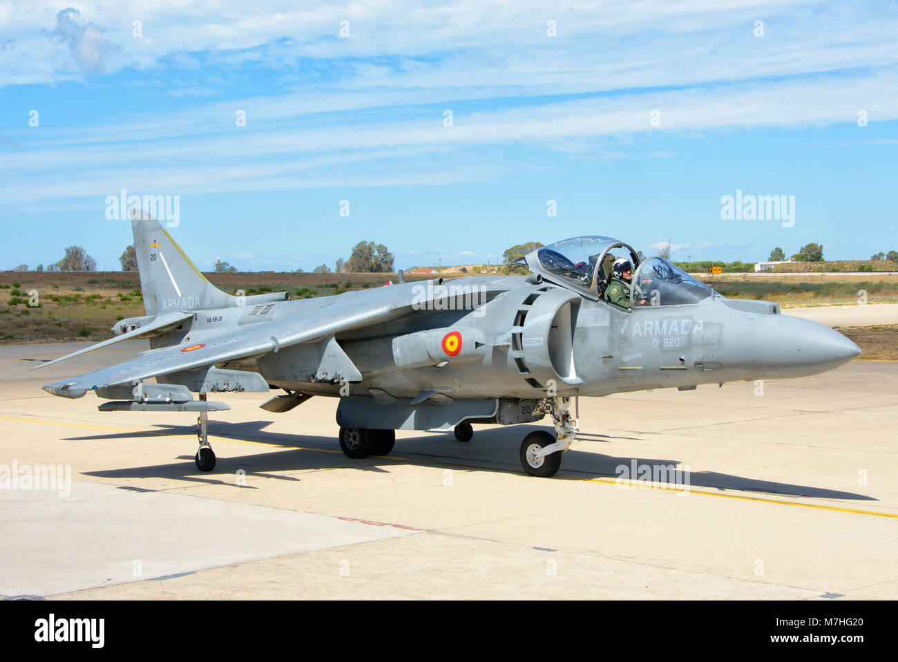 Spanish Navy AV-8B Harrier at Rota Naval Air Station, Spain Stock Photo ...