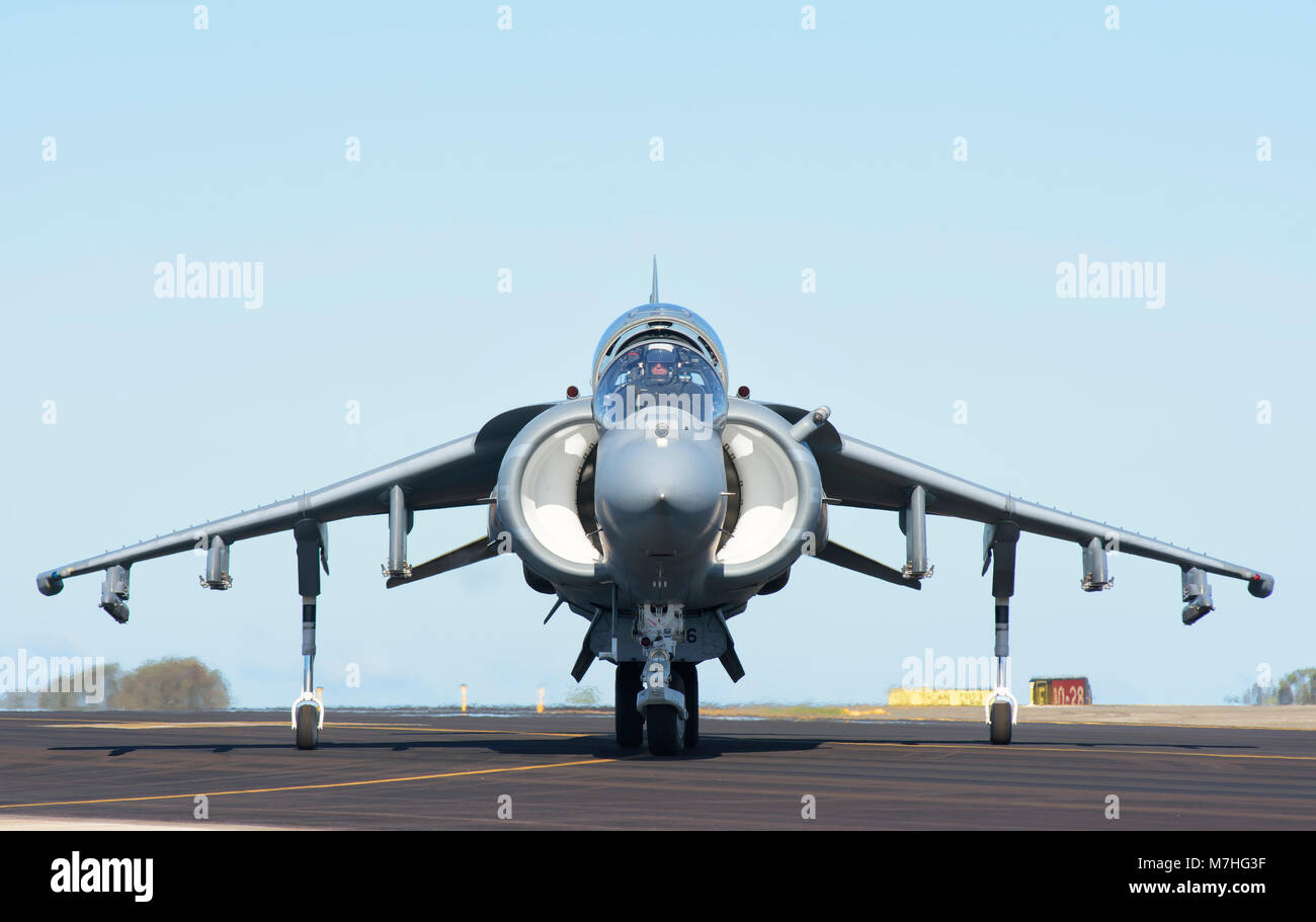 Spanish Navy AV-8B Harrier at Rota Naval Air Station, Spain Stock Photo ...