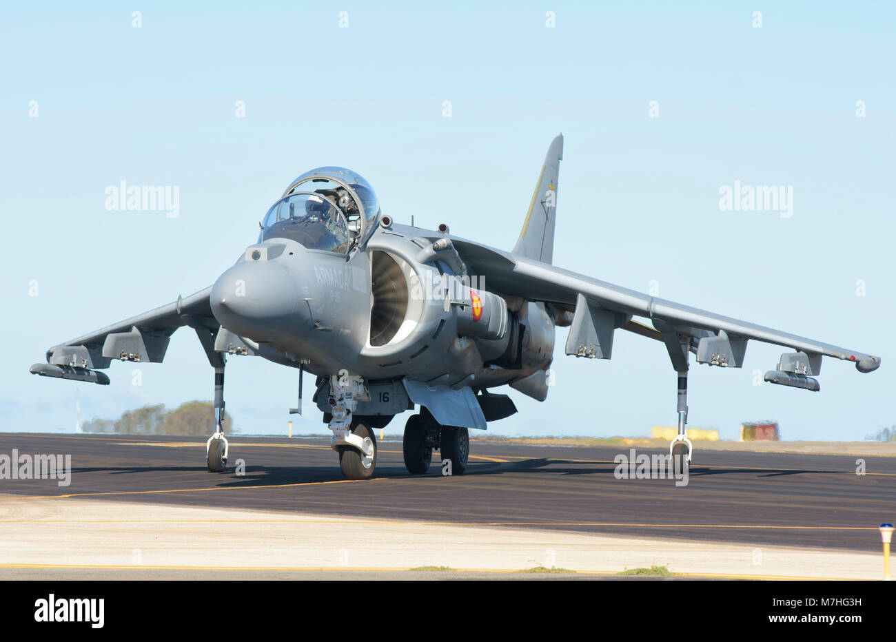 Spanish Navy AV-8B Harrier at Rota Naval Air Station, Spain Stock Photo ...