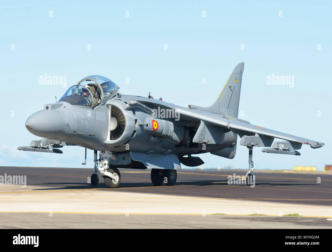 Spanish Navy AV-8B Harrier at Rota Naval Air Station, Spain Stock Photo ...