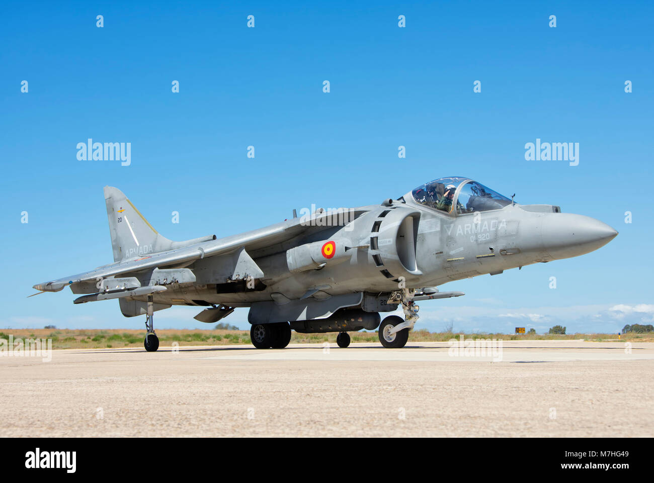 Spanish Navy AV-8B Harrier at Rota Naval Air Station, Spain Stock Photo ...