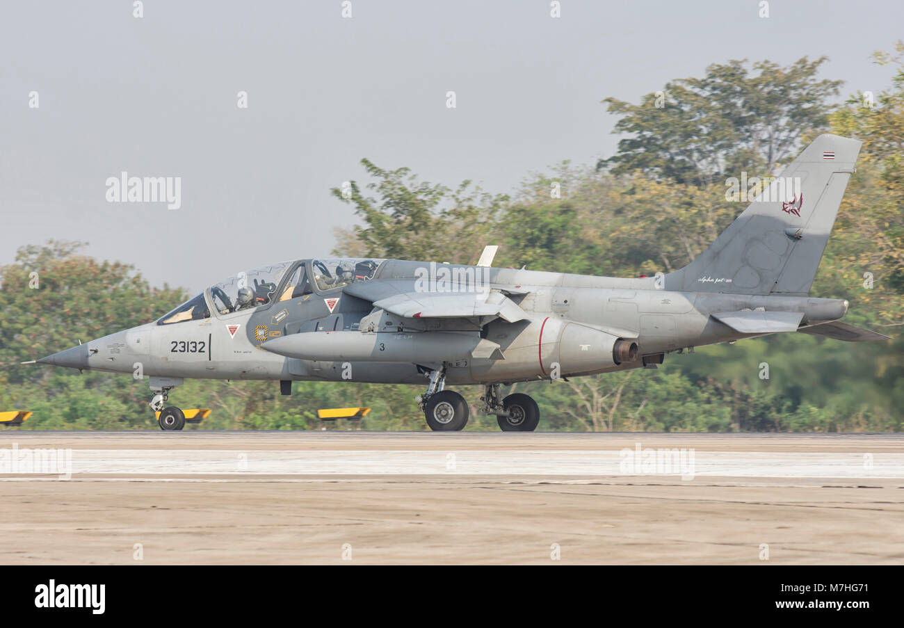 Royal Thai Air Force Alpha Jet during Exercise Cope Tiger 2016 Stock ...