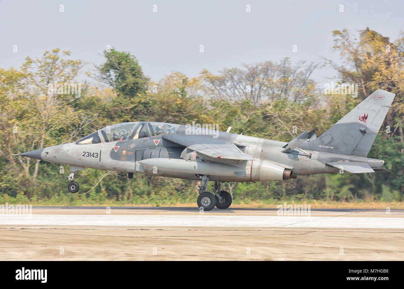 Royal Thai Air Force Alpha Jet during Exercise Cope Tiger 2016 Stock ...