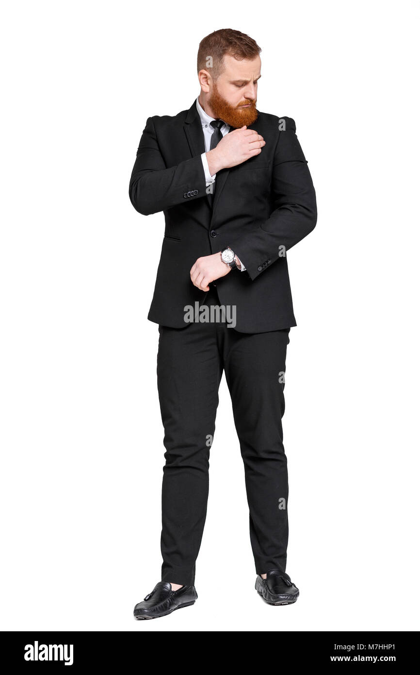 Business man in suit Stock Photo - Alamy
