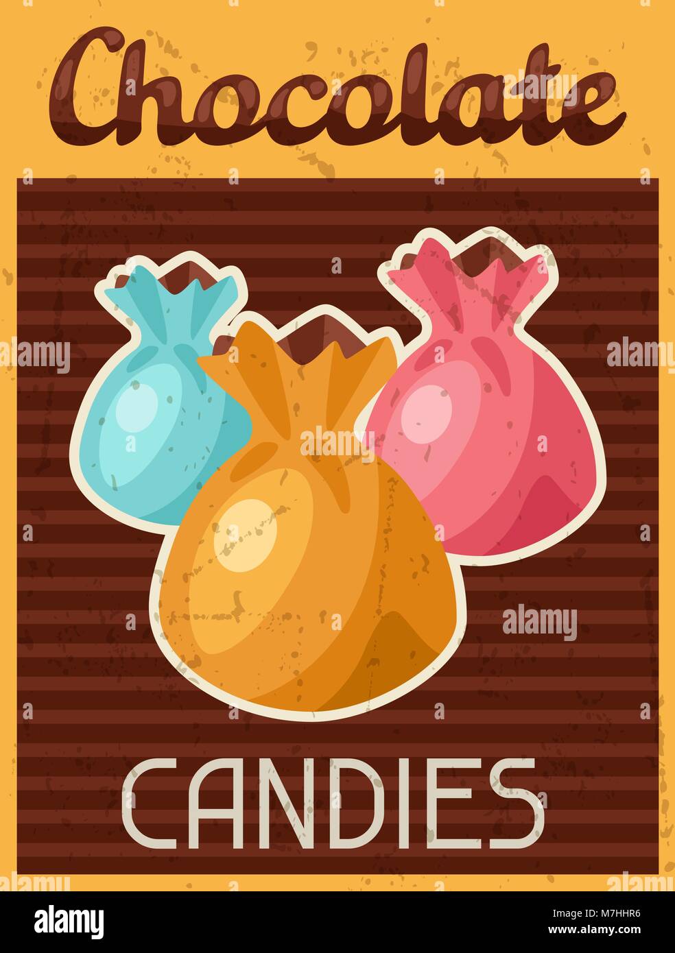 Chocolate candy shop in Stock Vector Images - Alamy