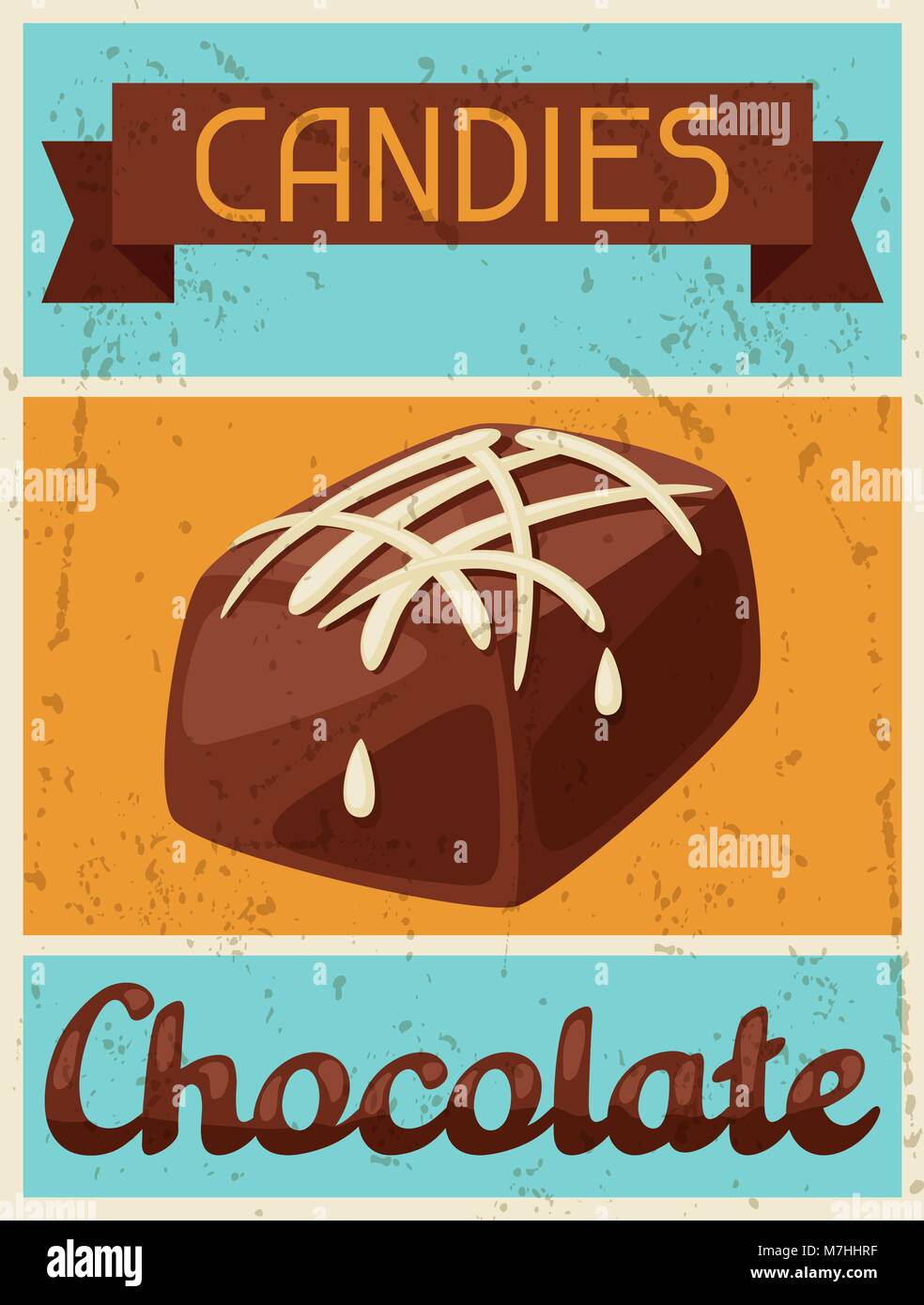 Chocolate candy shop in Stock Vector Images - Alamy
