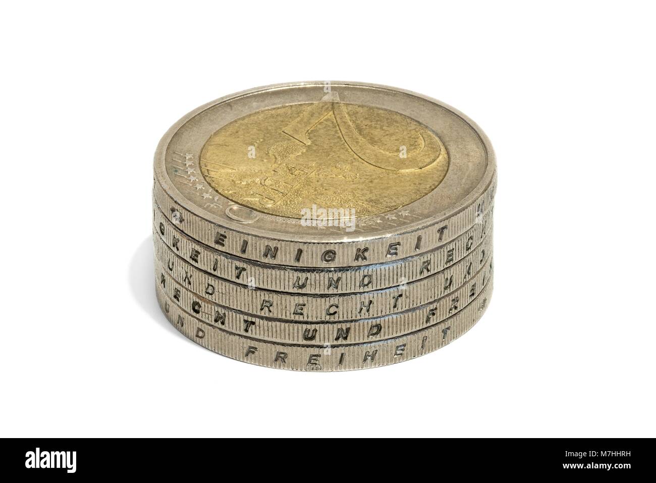 German euro coin Cut Out Stock Images & Pictures - Alamy