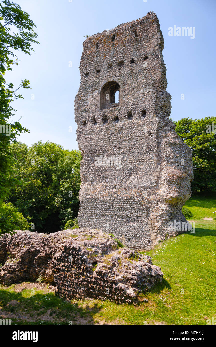 Norman motte and bailey ruins hi-res stock photography and images - Alamy