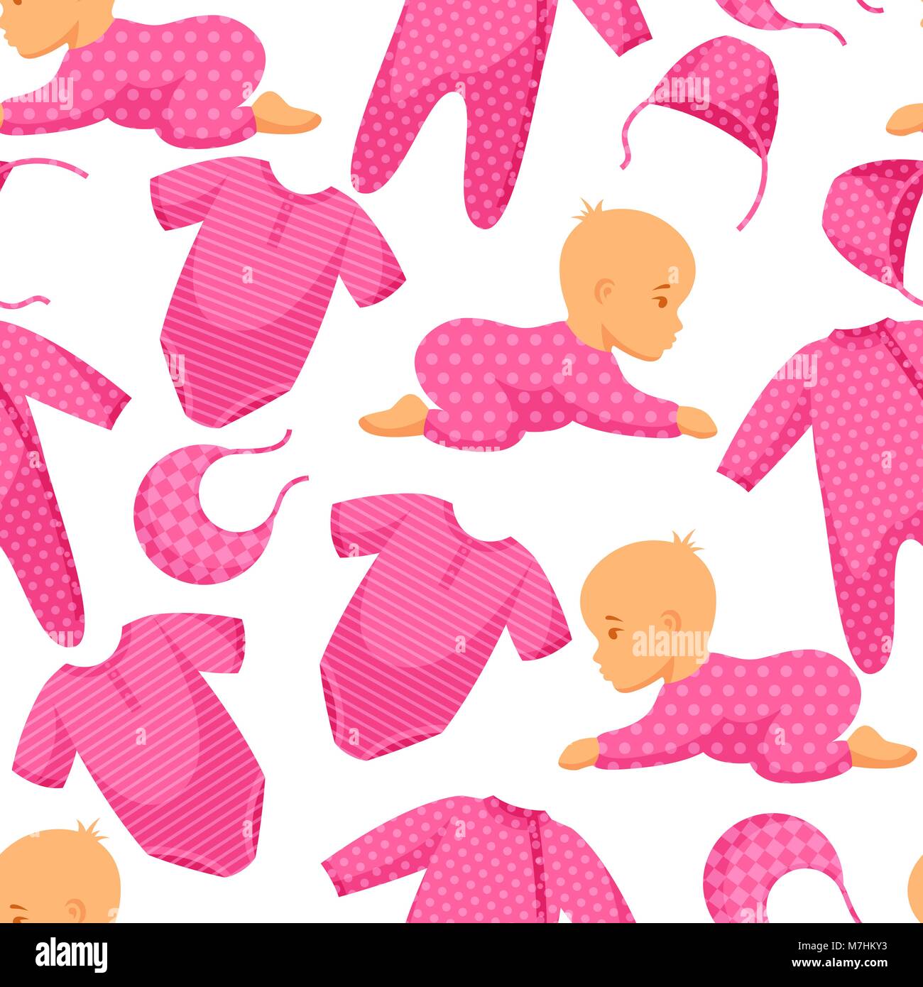 Pink baby bonnet cartoon hi-res stock photography and images - Alamy