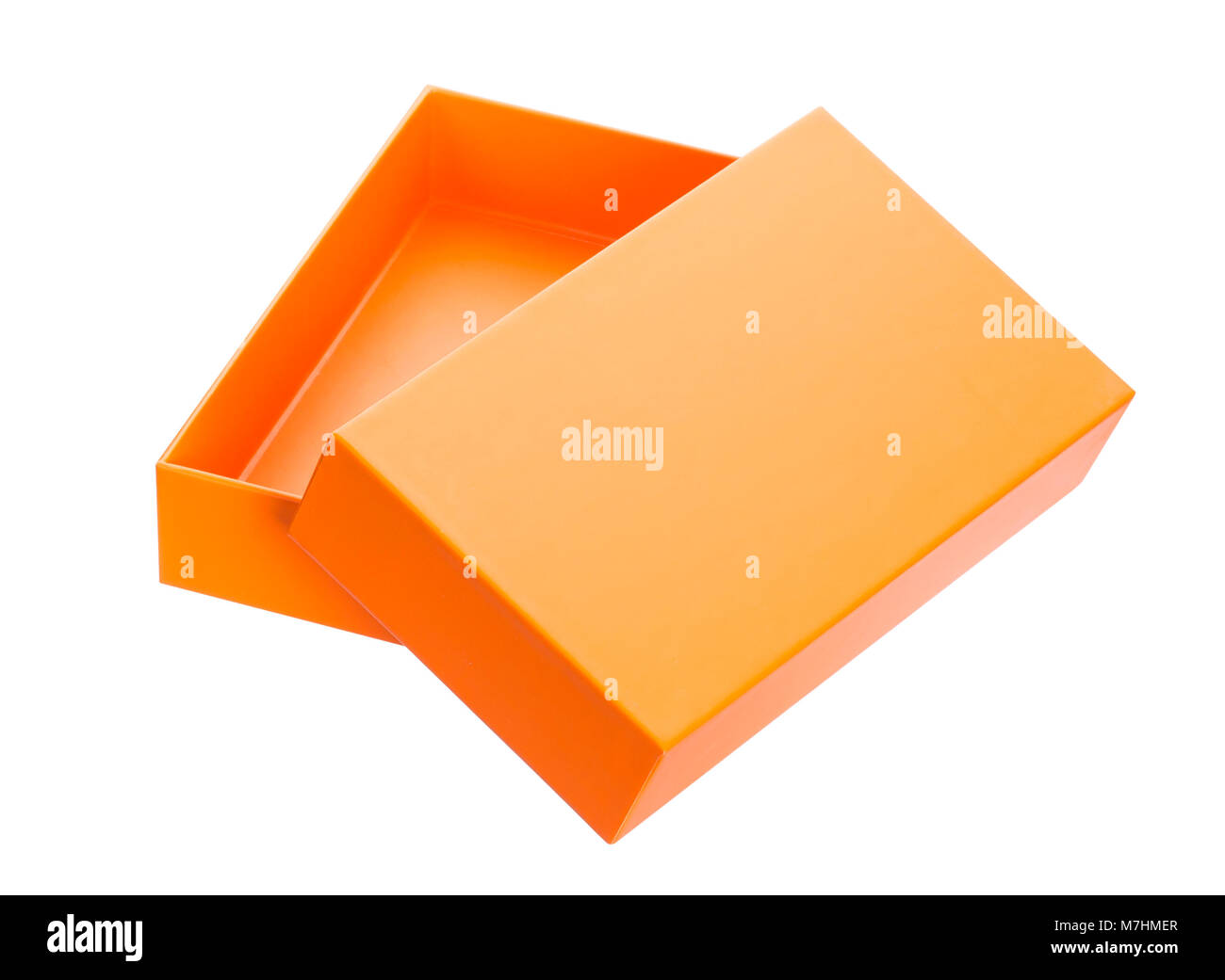 Color cardboard box mock up isolated on white background Stock Photo ...