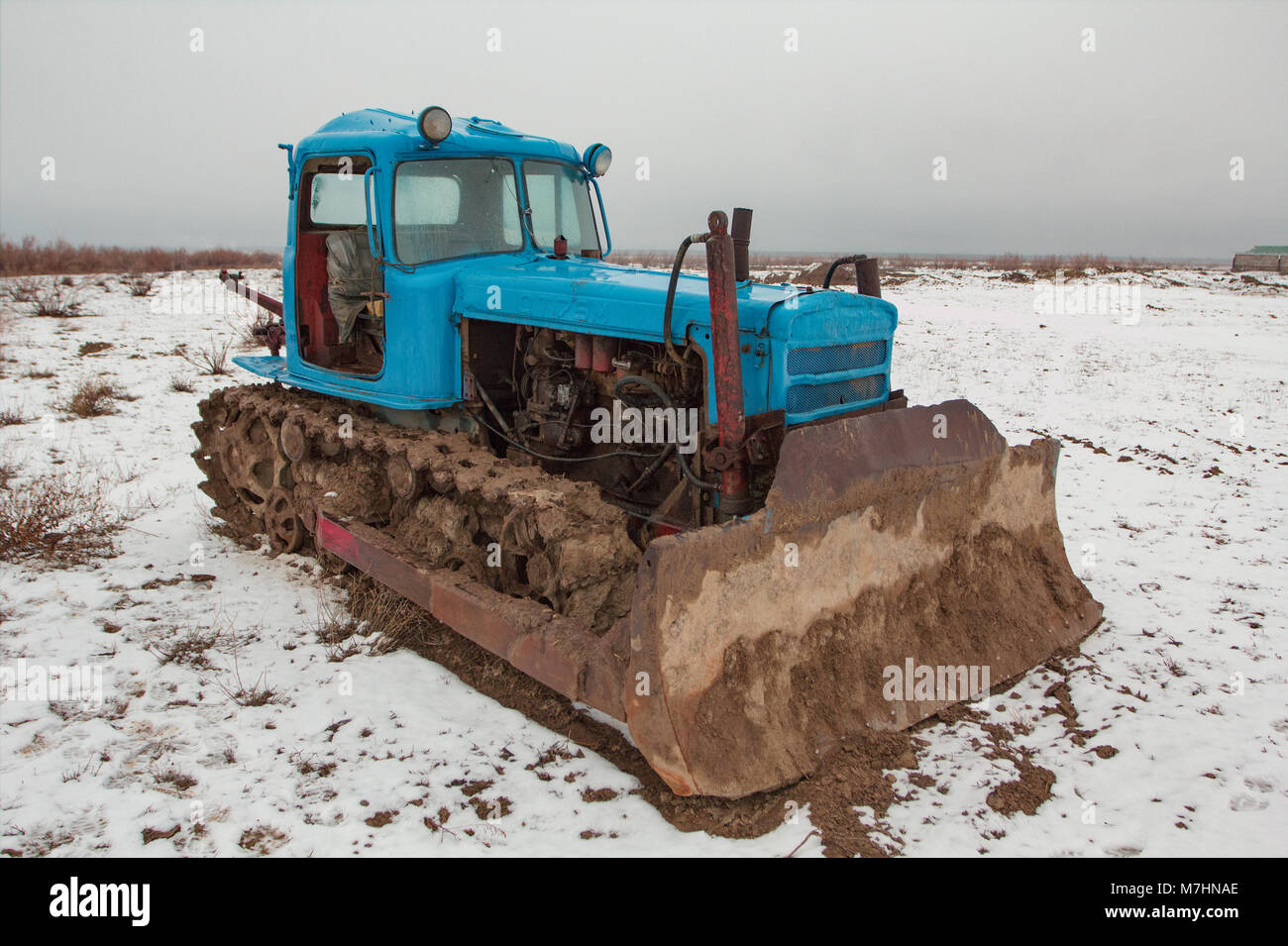 Old soviet tractor agricultural equipment hi-res stock photography and ...