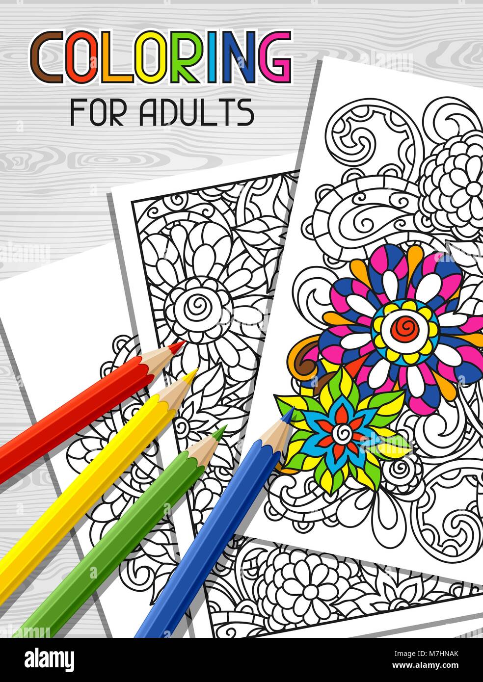 Coloring book cover hi-res stock photography and images - Alamy
