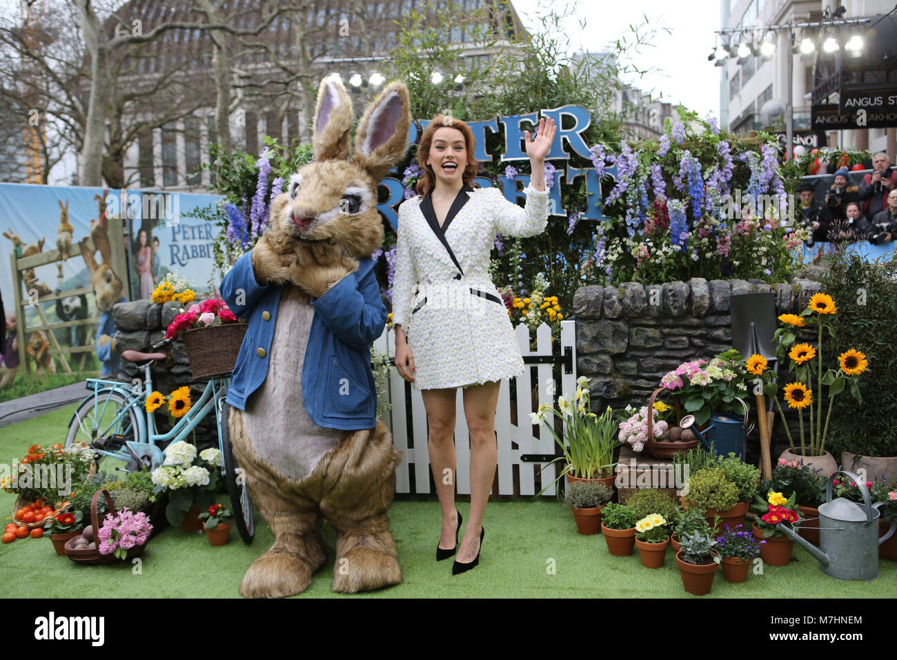 Daisy Ridley attending the Peter Rabbit UK Gala Premiere held at Vue ...