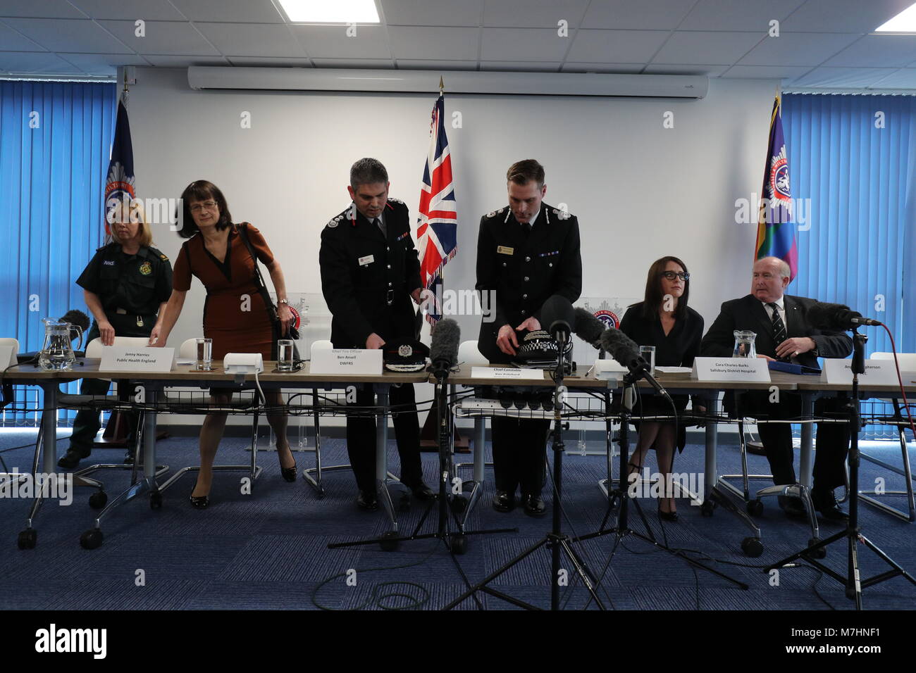 (Left to right) Jane Whichello of South Western Ambulance Service ...