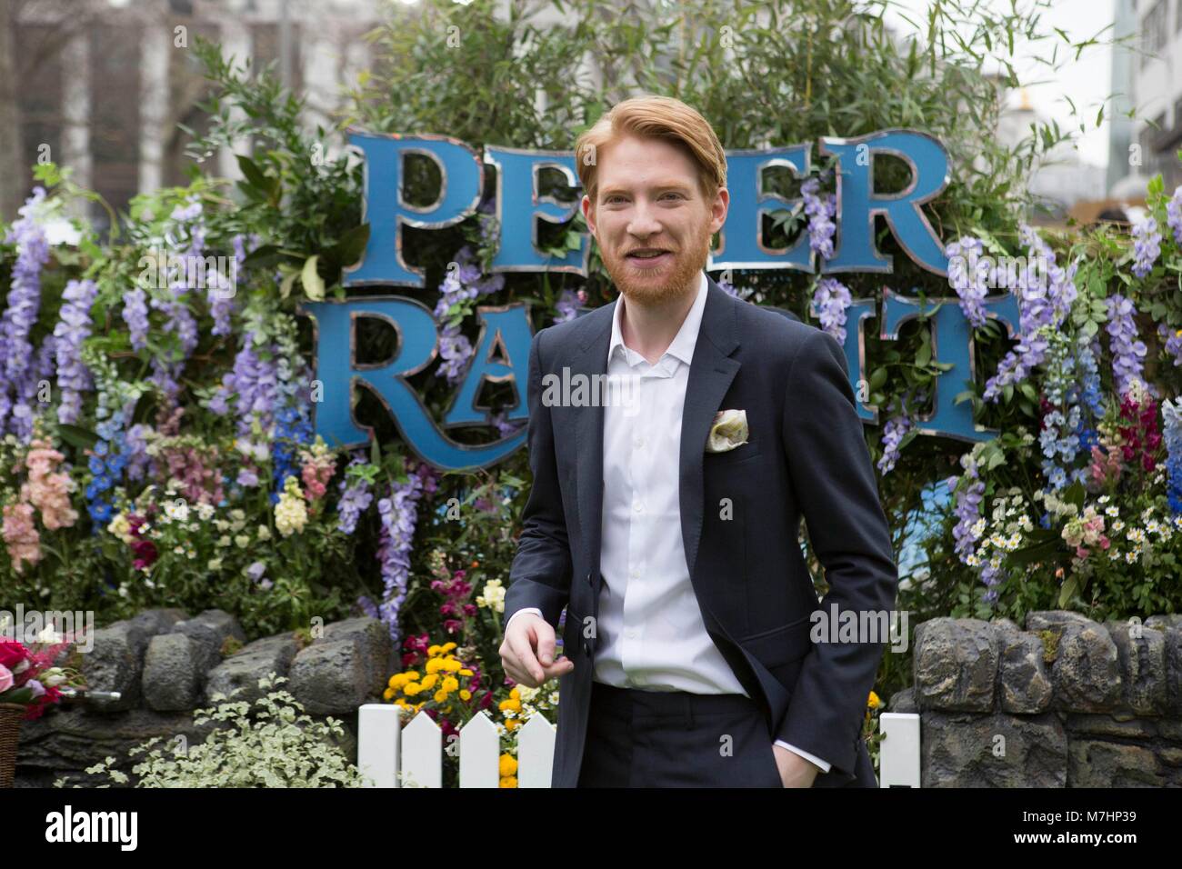 Domhnall Gleeson attending the Peter Rabbit UK Gala Premiere held at ...