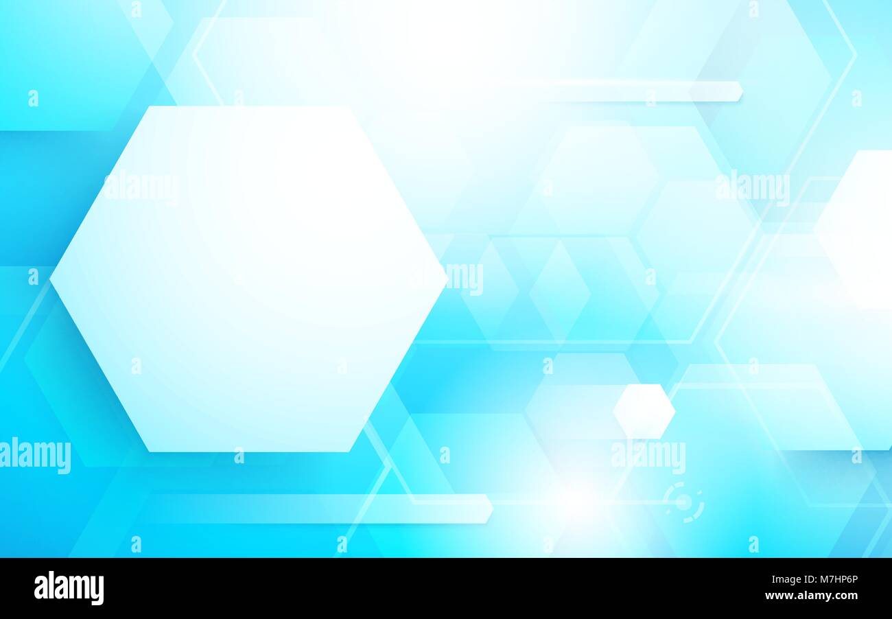 Abstract hexagons technology concept background. Space for your text Stock Vector Image & Art ...